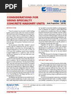 TEK-14-13A - Concrete Masonry Wall Weights | PDF | Concrete | Masonry