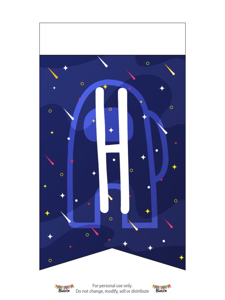 Among Us Birthday Banner | PDF