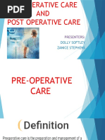 Postoperative Nursing Management | PDF | Anesthesia | Wound