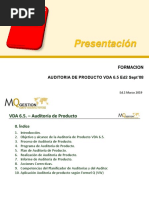 Manual VDA 6.3 2023 Español | PDF