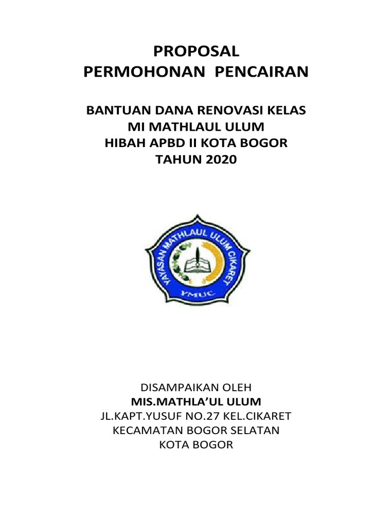 Proposal Renovasi Kelas | PDF