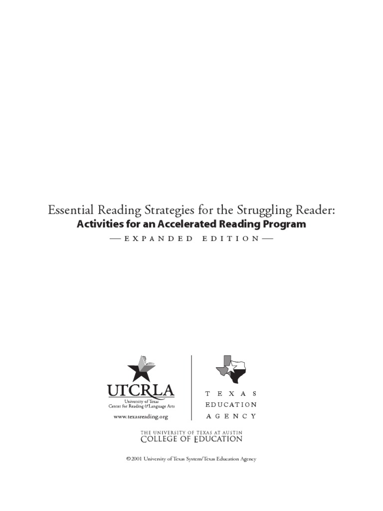 Struggling Reader Strategies | PDF | Syllable | Fluency