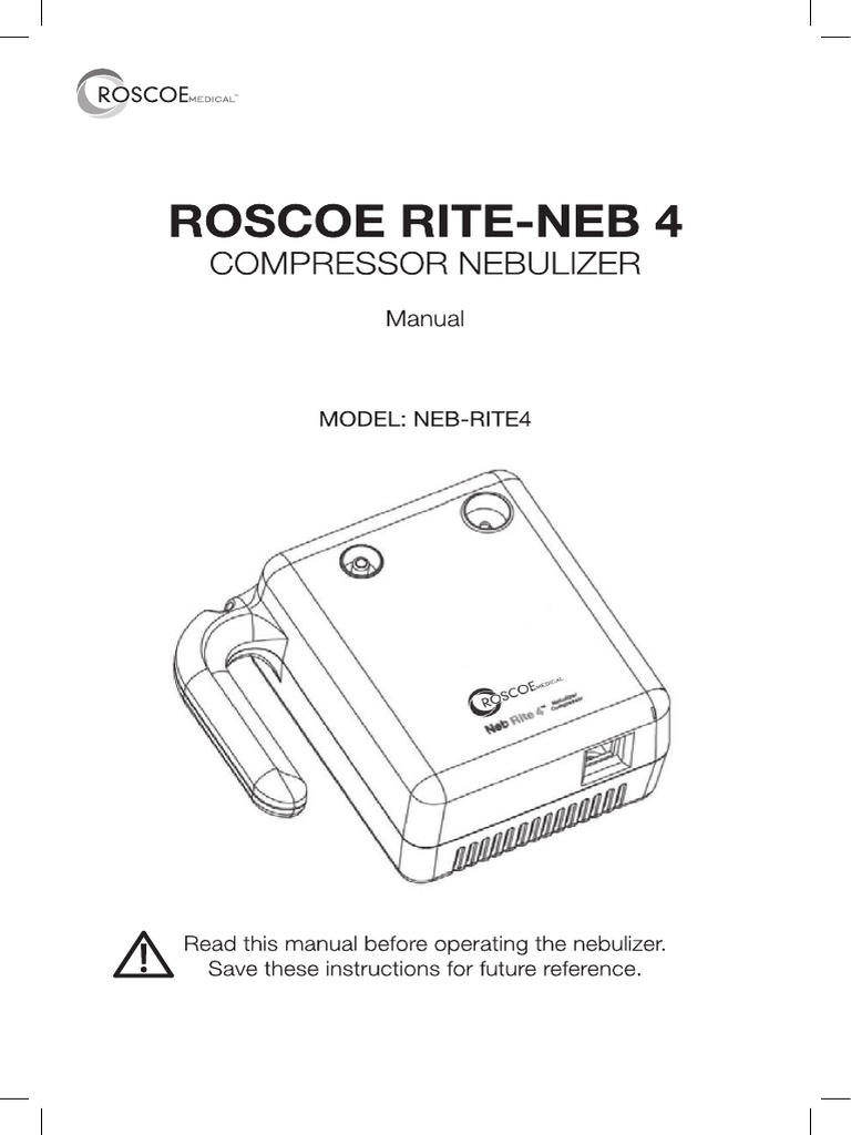 Roscoe NEB RITE4 Manual | PDF | Dishwasher | Equipment