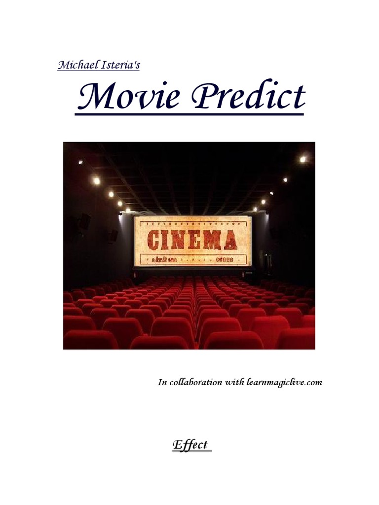 Movie Predict PDF | PDF