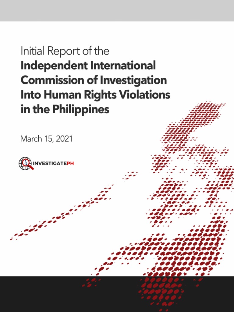 Investigate PH Initial Report With Annexes March 20,2021 | Download ...