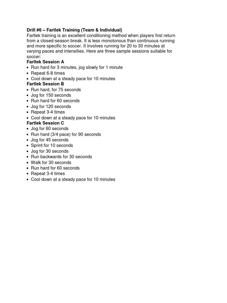 Fart Lek Training | PDF
