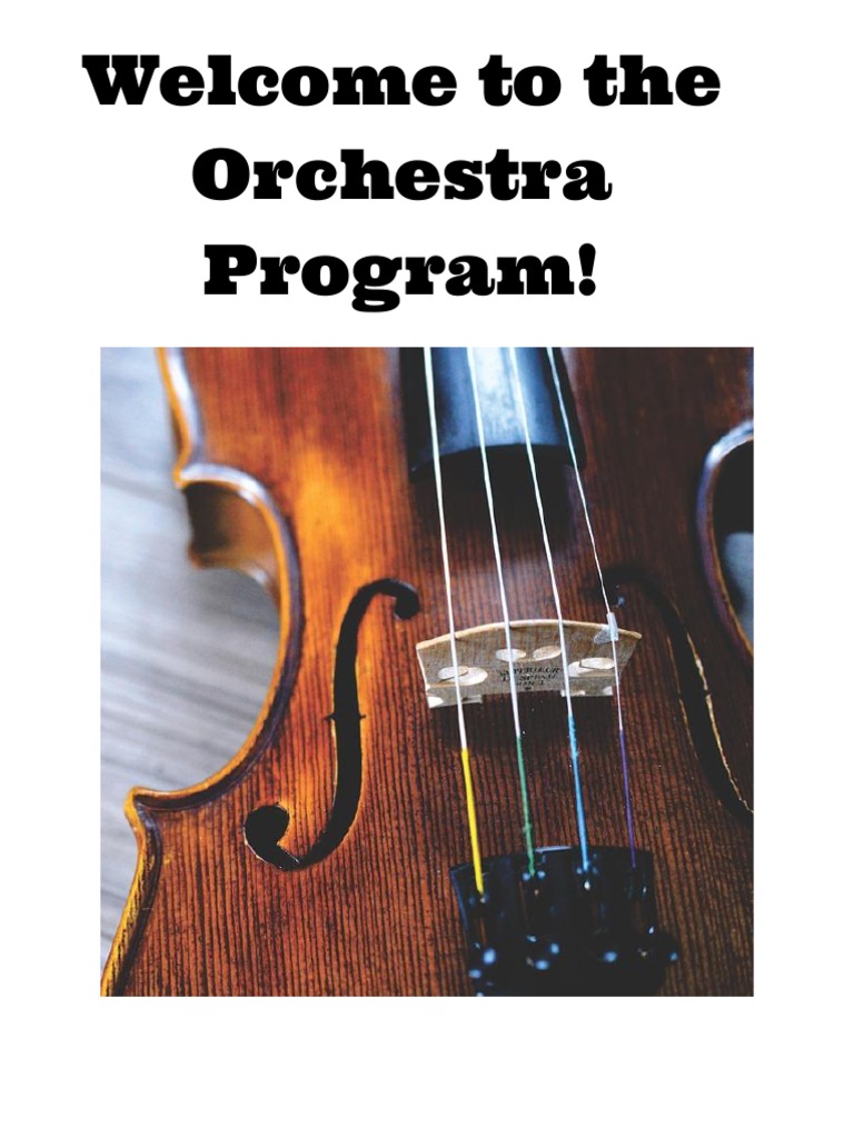 Orchestra Program COVER | PDF