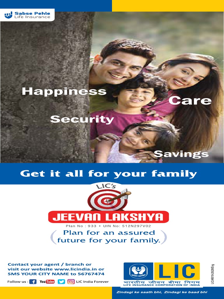 LIC Jeevan Lakshya Plan Overview | PDF