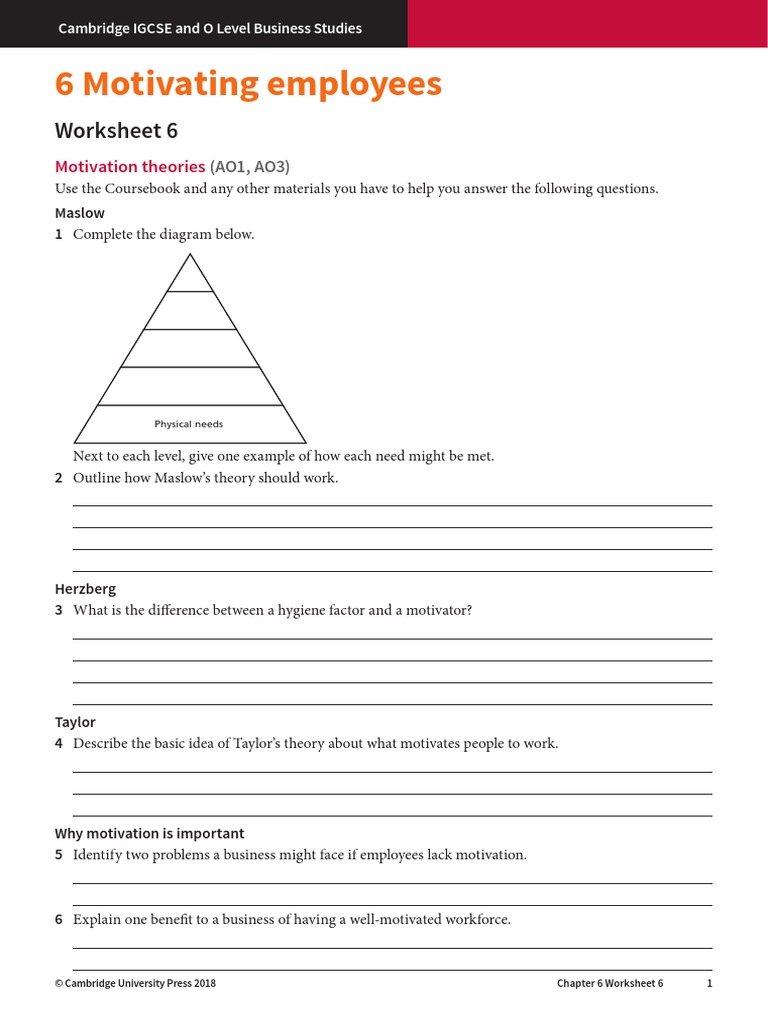 BST Activity Worksheet Chapter 6 | PDF | Career & Growth