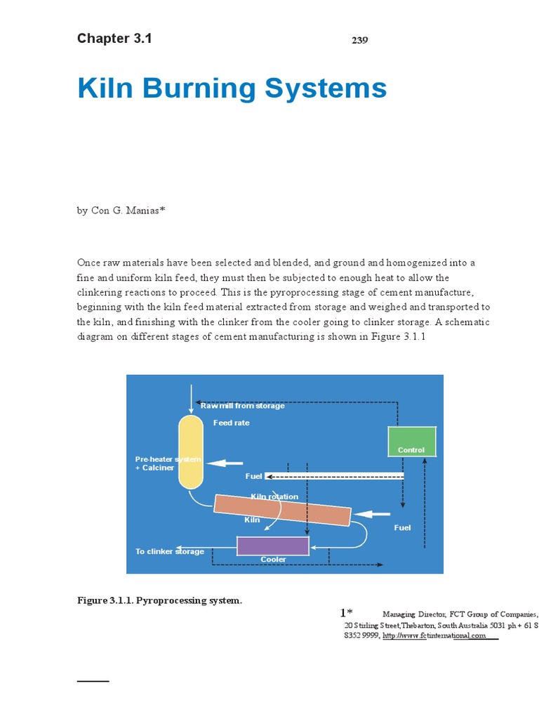 Kiln Burning Systems: Raw Mill From Storage Feed Rate | PDF ...