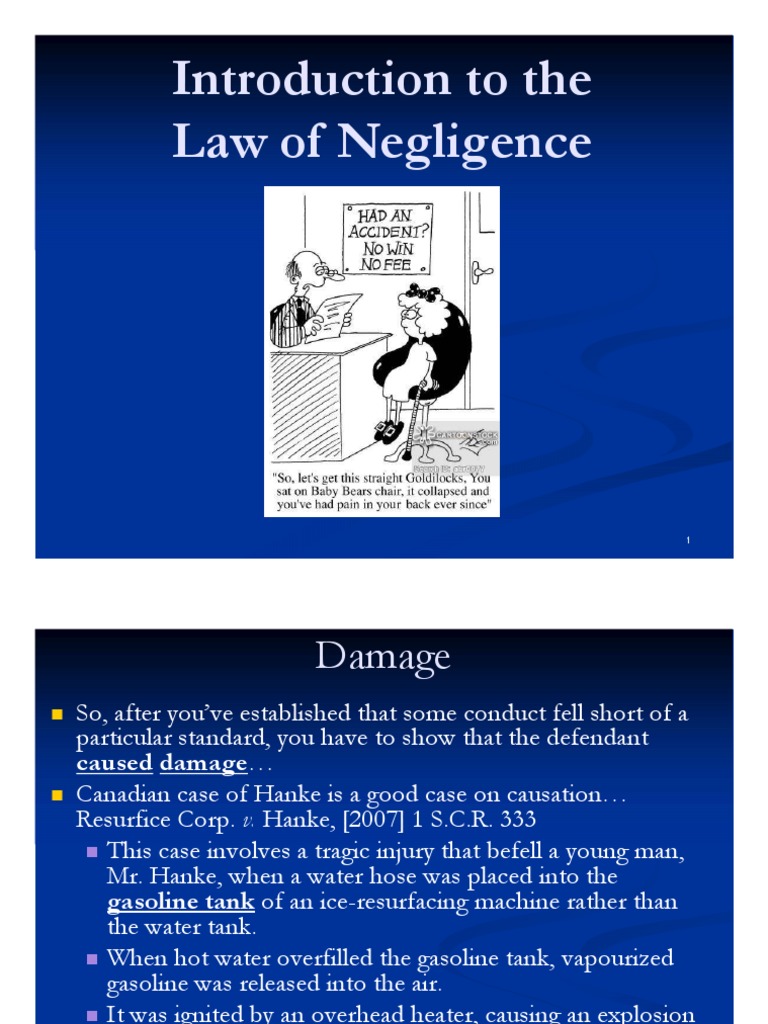The Law of Negligence (Part 3) | PDF | Duty Of Care | Negligence