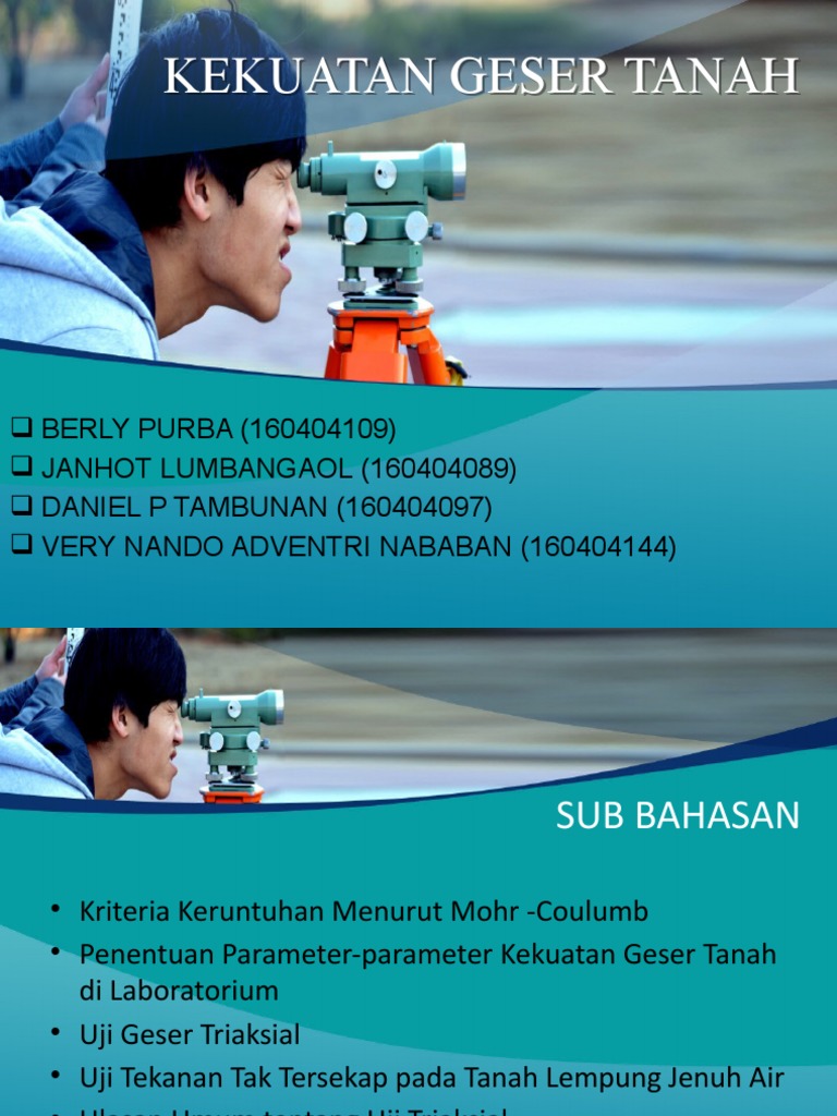 Kuat Geser Tanah | PDF