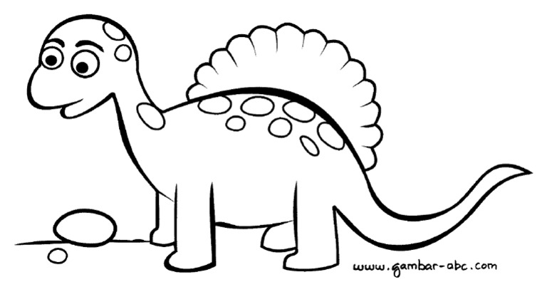 Mewarnai Dinosaurus 1 | PDF