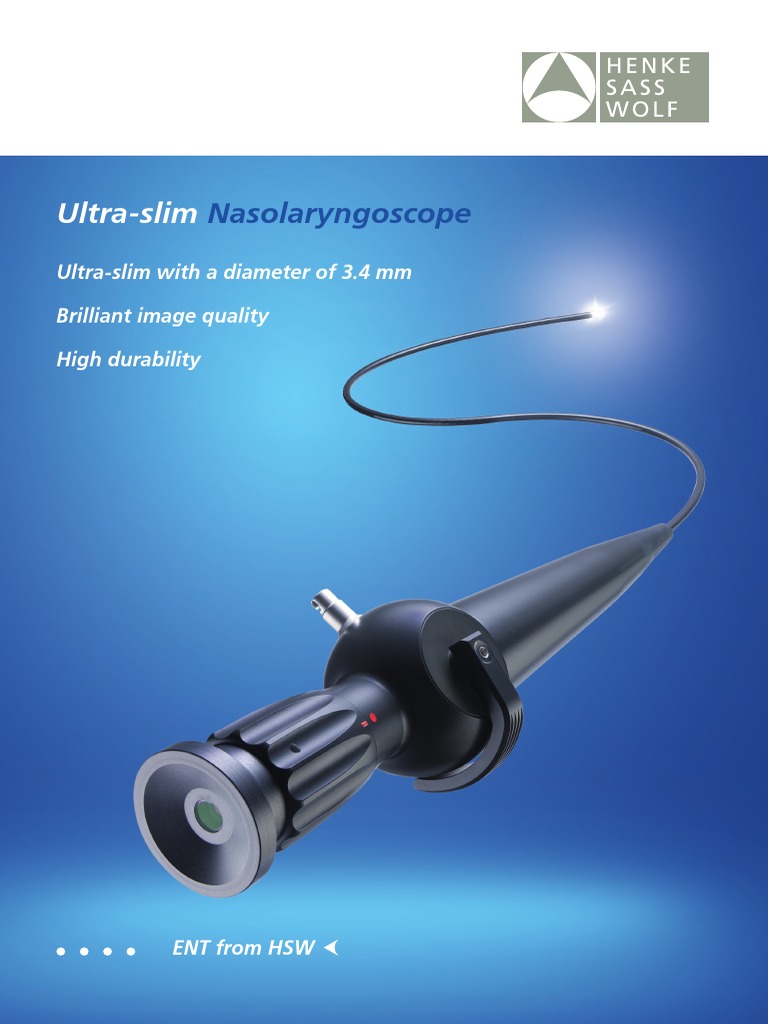 Folleto Fibroscopio-HSW Fibroscopes | PDF