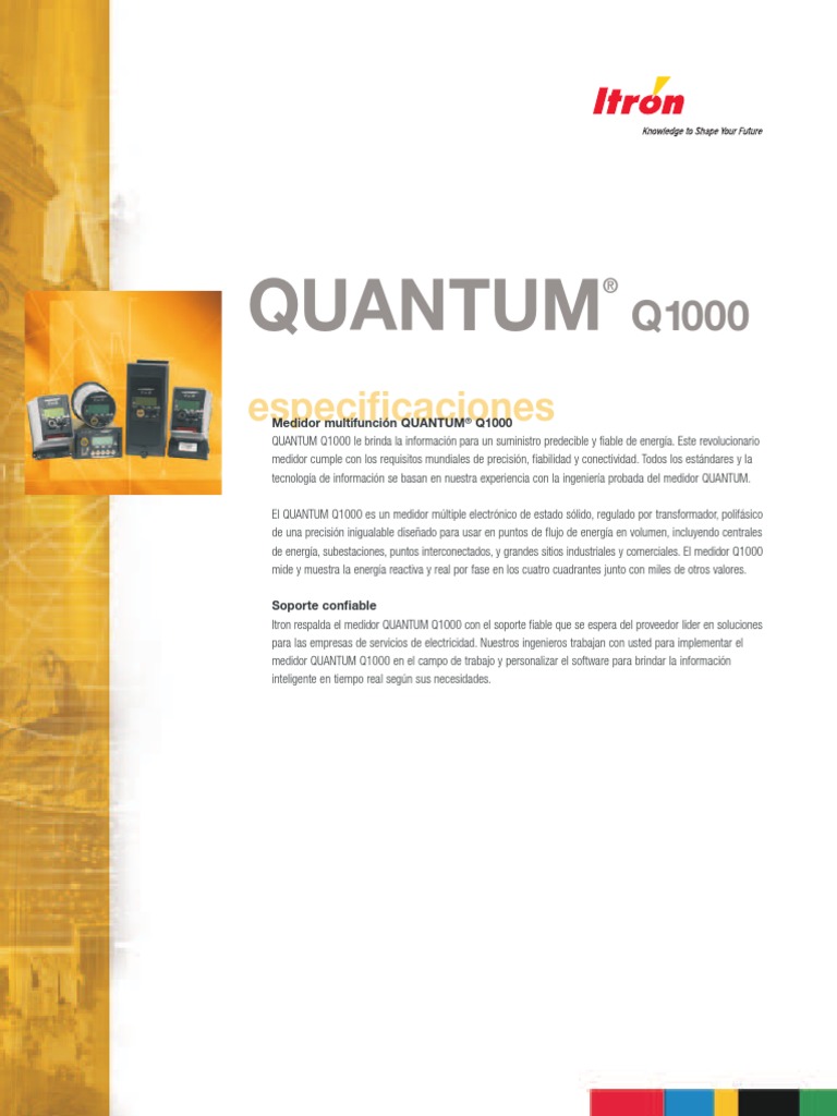 Medidor de Energia Quantum MM Q1000 | PDF | Electromagnetismo ...