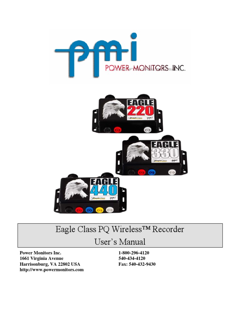 PMI Eagle Power Monitors | PDF | Ac Power | Electrical Connector