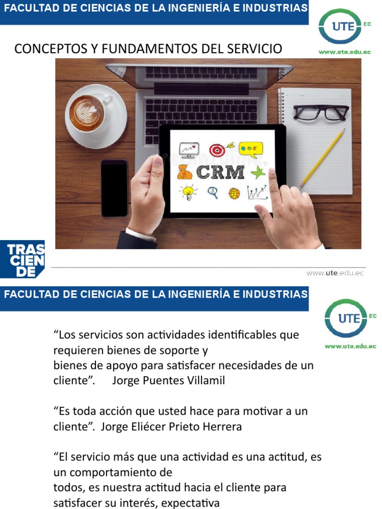 Conceptos de Servicio | PDF | Cliente | Sector terciario de la economía