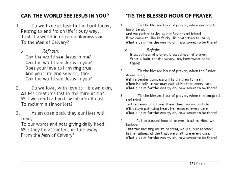 Can The World See Jesus in You | PDF | Jesus | Religious Behaviour And ...