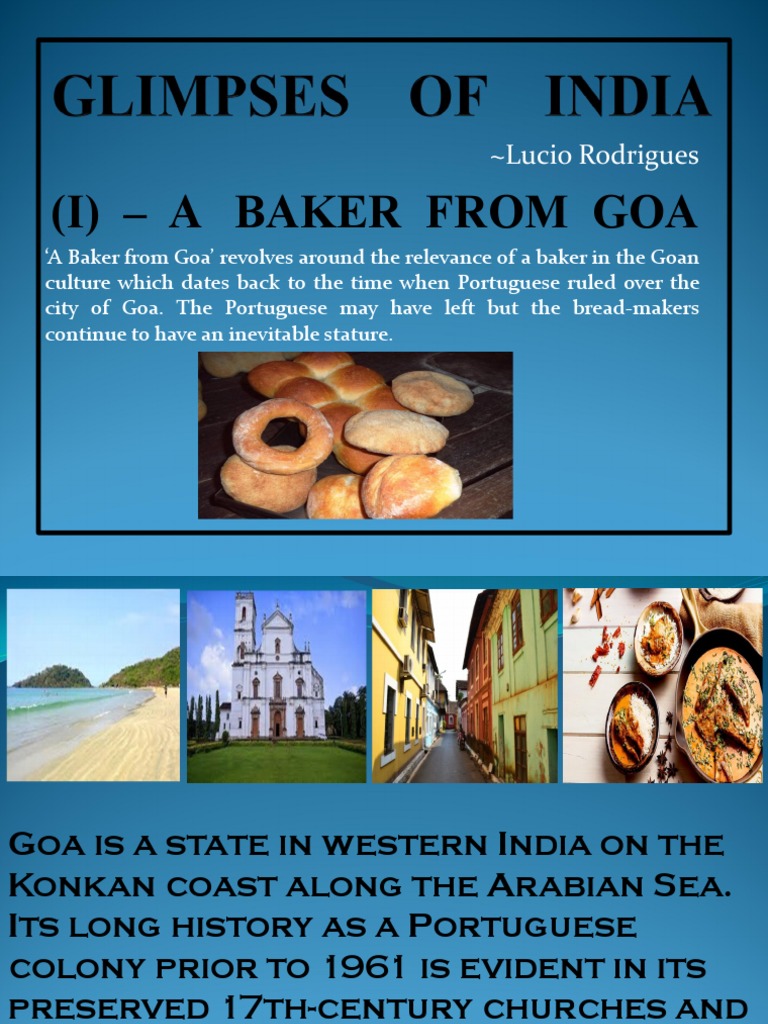 (I) - A Baker From Goa: Lucio Rodrigues | PDF | Social Science | Art