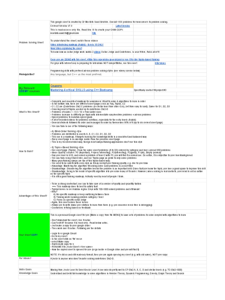 Practice Sheet | PDF | Gmail | Algorithms Practice Sheet | PDF | Gmail | Algorithms