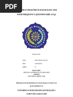 PSG - Metode Survey Konsumsi Pangan FFQ Dan SQ FFQ | PDF | Sains & Matematika