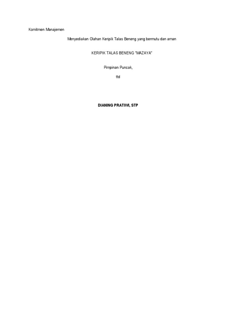 Contoh Desain GMP 1 | PDF