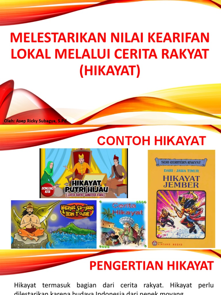 Teks Cerita Rakyat (Hikayat) | PDF