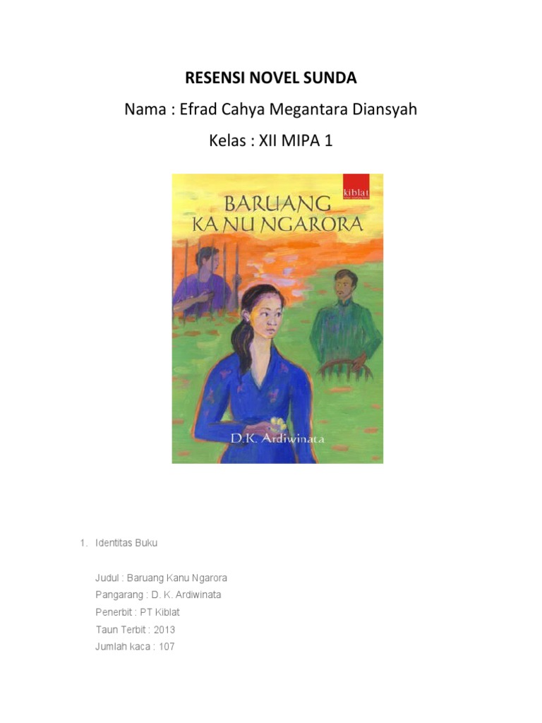 Resensi Novel Sunda | PDF