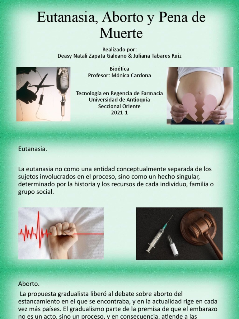 Aborto, Eutanasia. Bioética | PDF