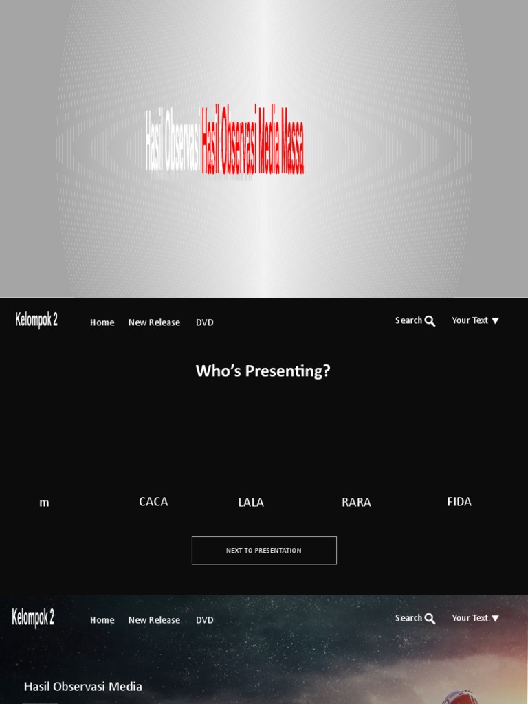 Netflix Template | PDF