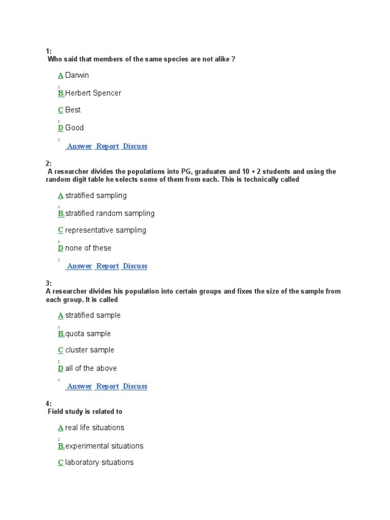 Research Aptitude Test | PDF | Sampling (Statistics) | Experiment