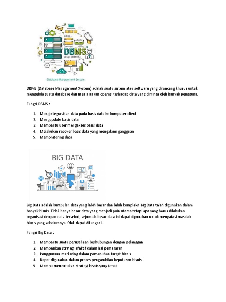 DBMS dan Big Data | PDF