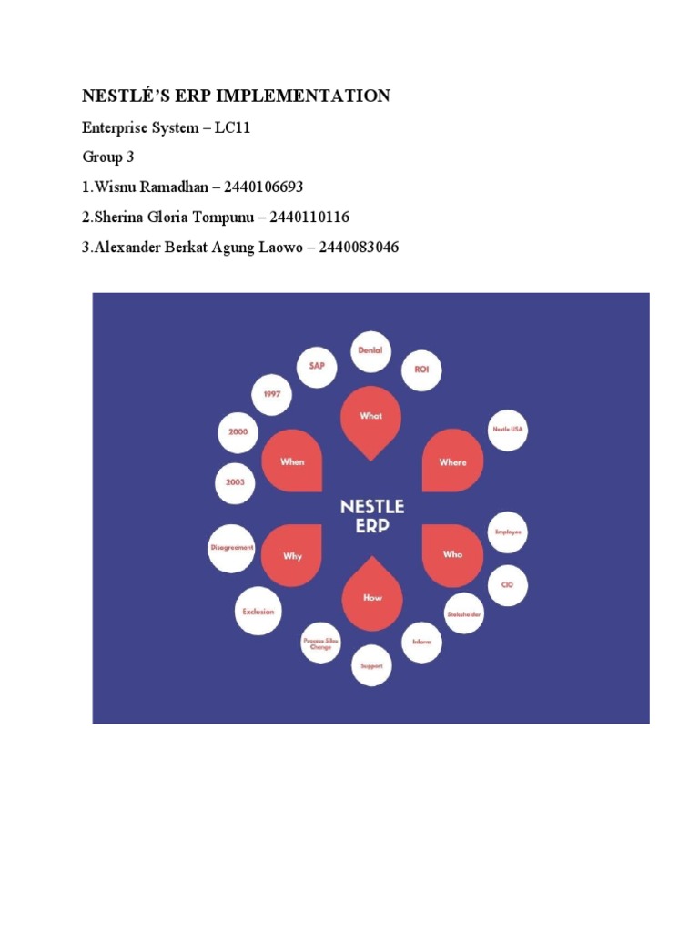 Nestle ERP Implementation | PDF