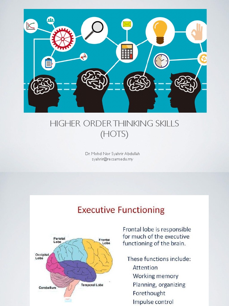 High Order Thinking Skills (HOTS), Strategies & Enhancement | PDF ...