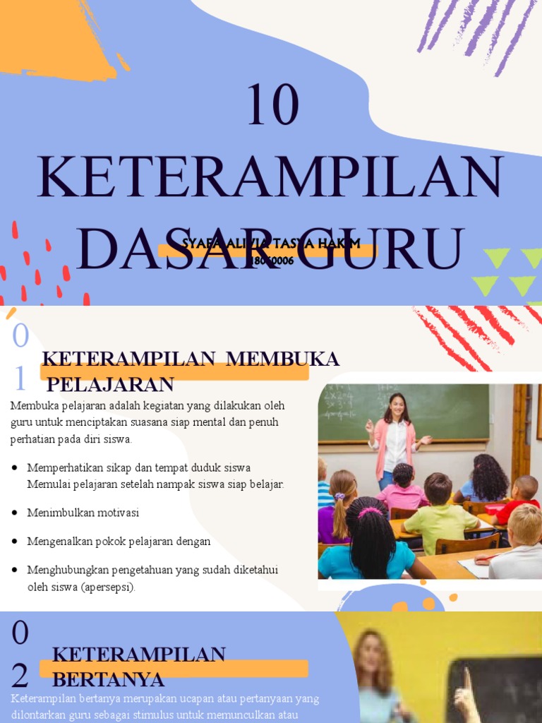 Micro Teaching 10 Keterampilan Guru Meeting 2 | PDF | Sains & Matematika