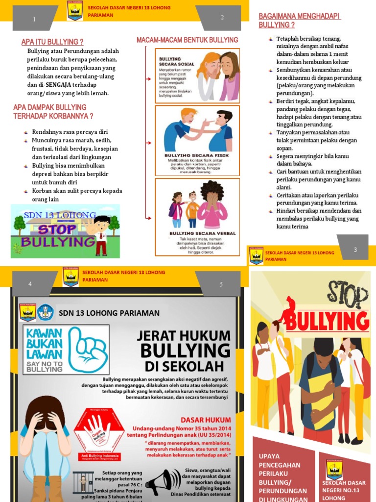 Leaflet Stop Bullying | PDF