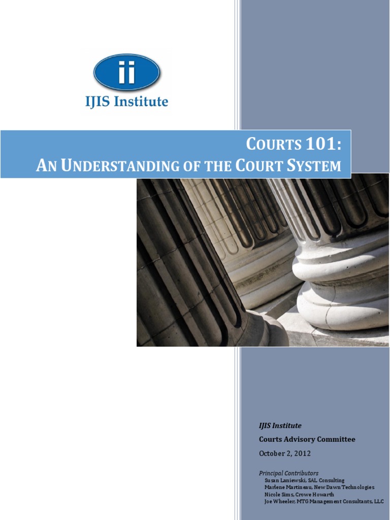 Courts 101 An Understanding of The Court System | PDF | State Court ...