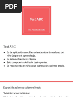 Test ABC de Lorenzo Filho: Evaluación Infantil | PDF | Memoria ...