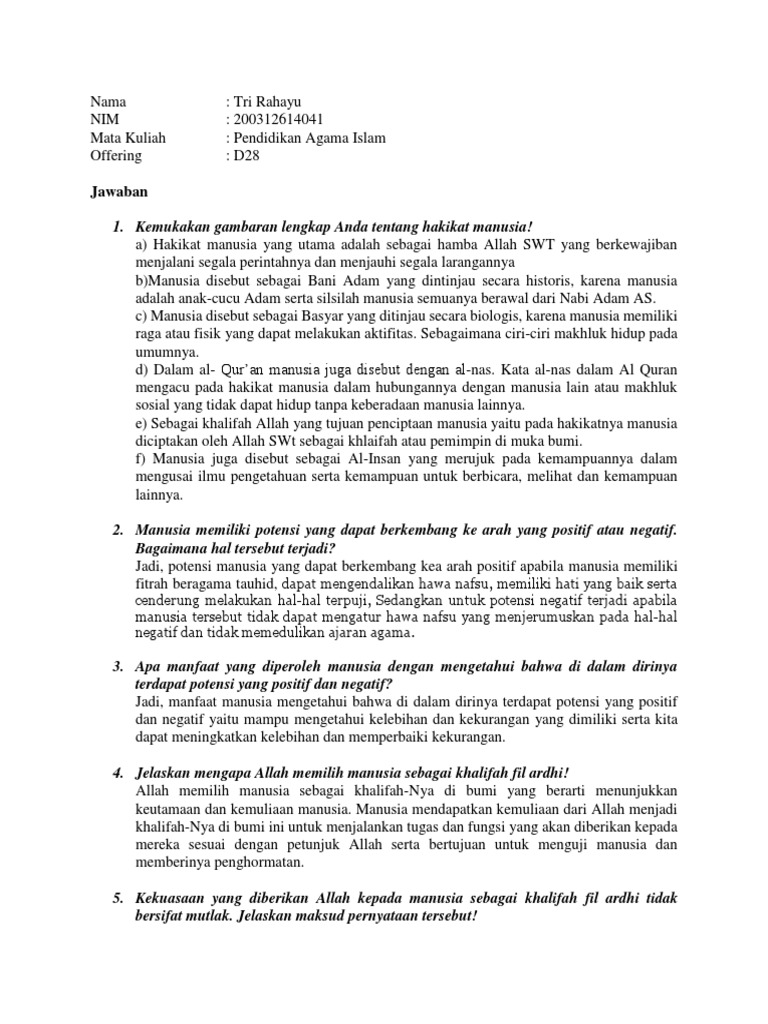 Tugas Modul 2 - TRI RAHAYU - 200312614041 | PDF