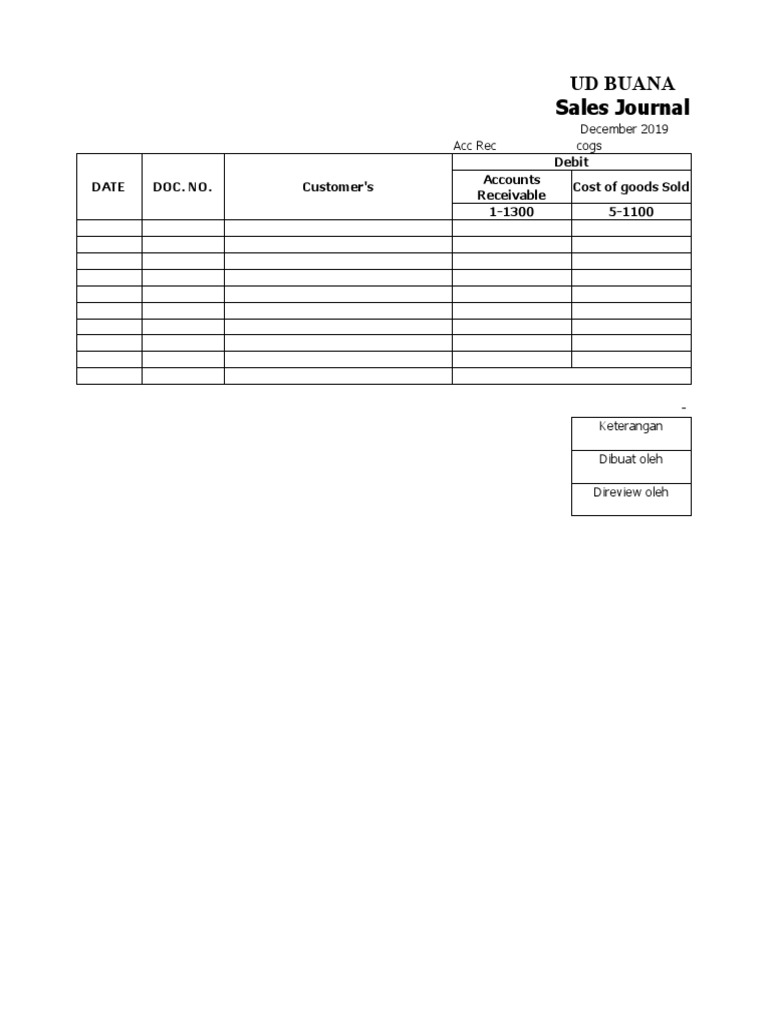 Format Jawaban Mengelola Jurnal Ud Buana | PDF