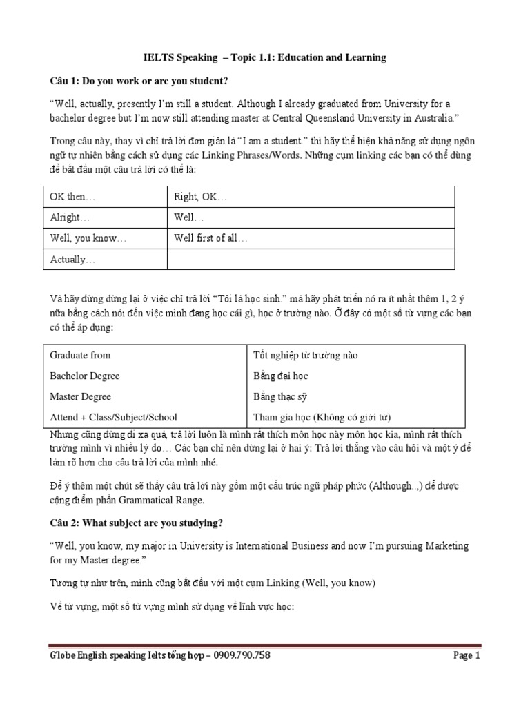 1.1 Education Learning | PDF