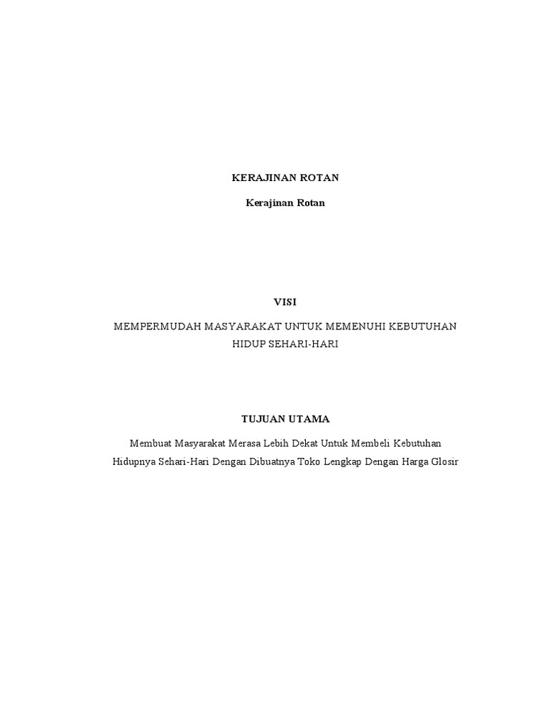 Proposal Pengajuan Dana Untuk UKM | PDF