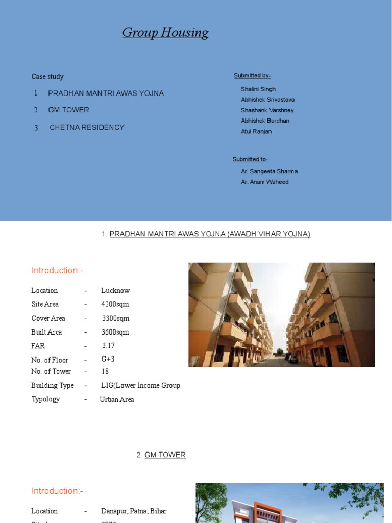 Group Housing Case Study | PDF
