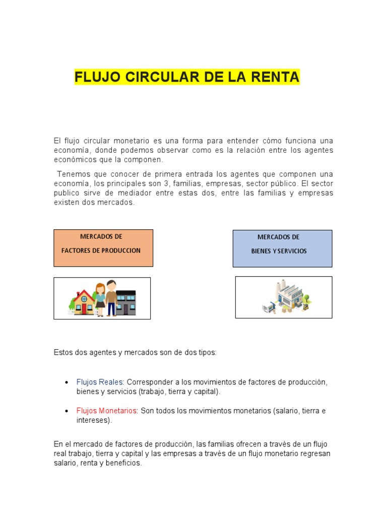 Flujo Circular de La Renta | PDF