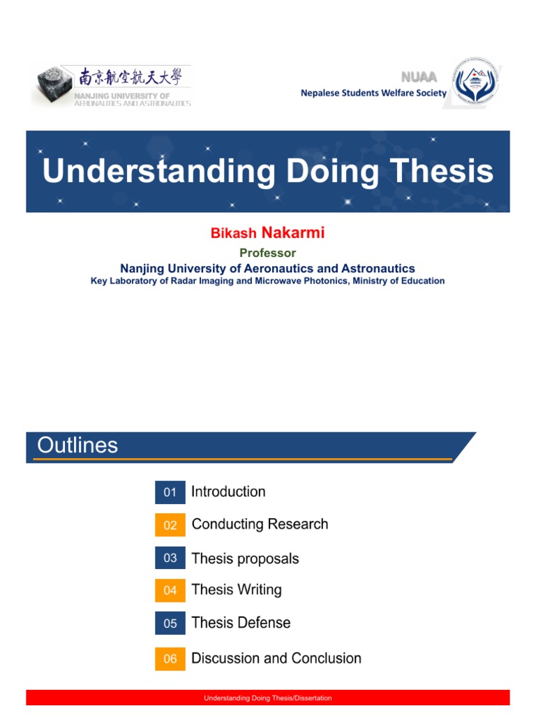 Thesis and Dissertation Guide for Students | PDF | Thesis | Academic Degree