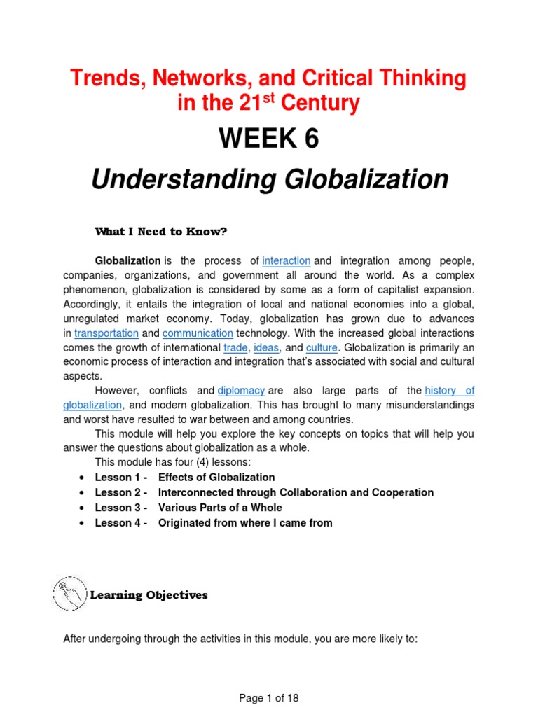 TNCT Week6 | PDF | Globalization | Business