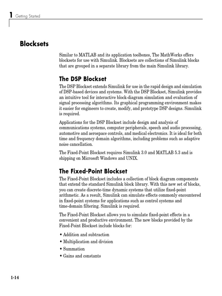 Simulink Dynamic System Simulation For Matlab 30 Pdf Digital