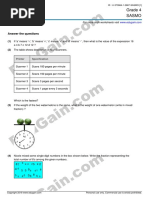 Grade 4 Logical Reasoning | PDF | Teaching Mathematics
