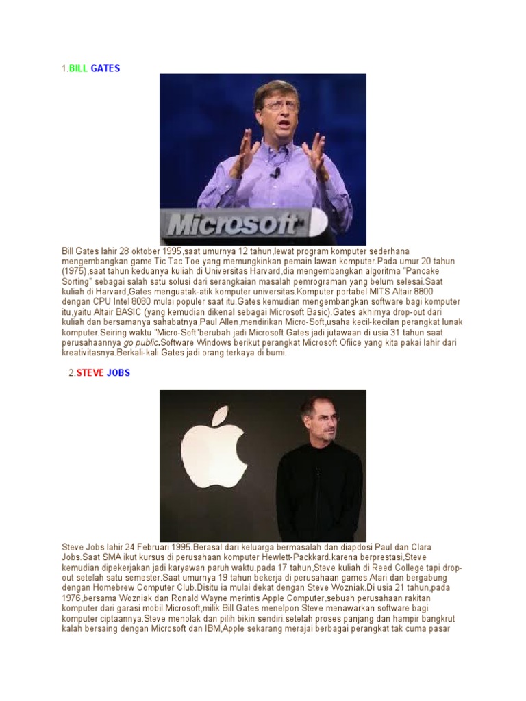 Tokoh Penemu Software | PDF