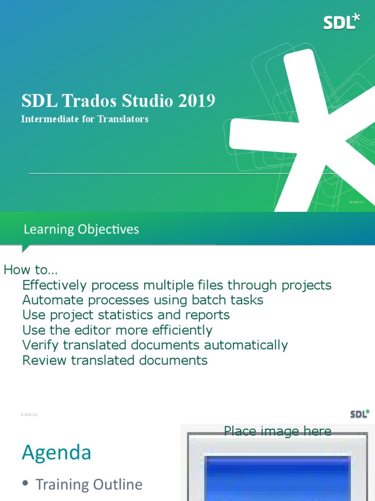 SDL Trados Studio 2019 - Intermediate - EN | PDF | Adobe Creative Suite | Computer File